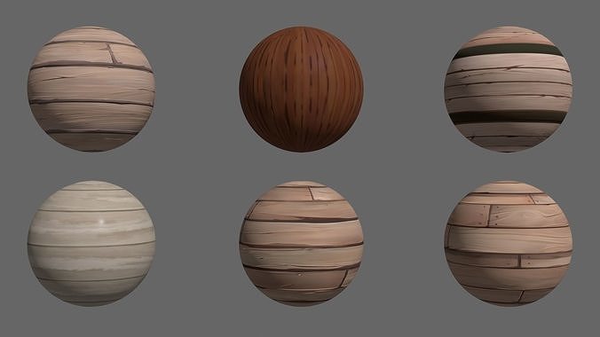 Anime Style Wood Texture - Cartoon Texture | CGTrader