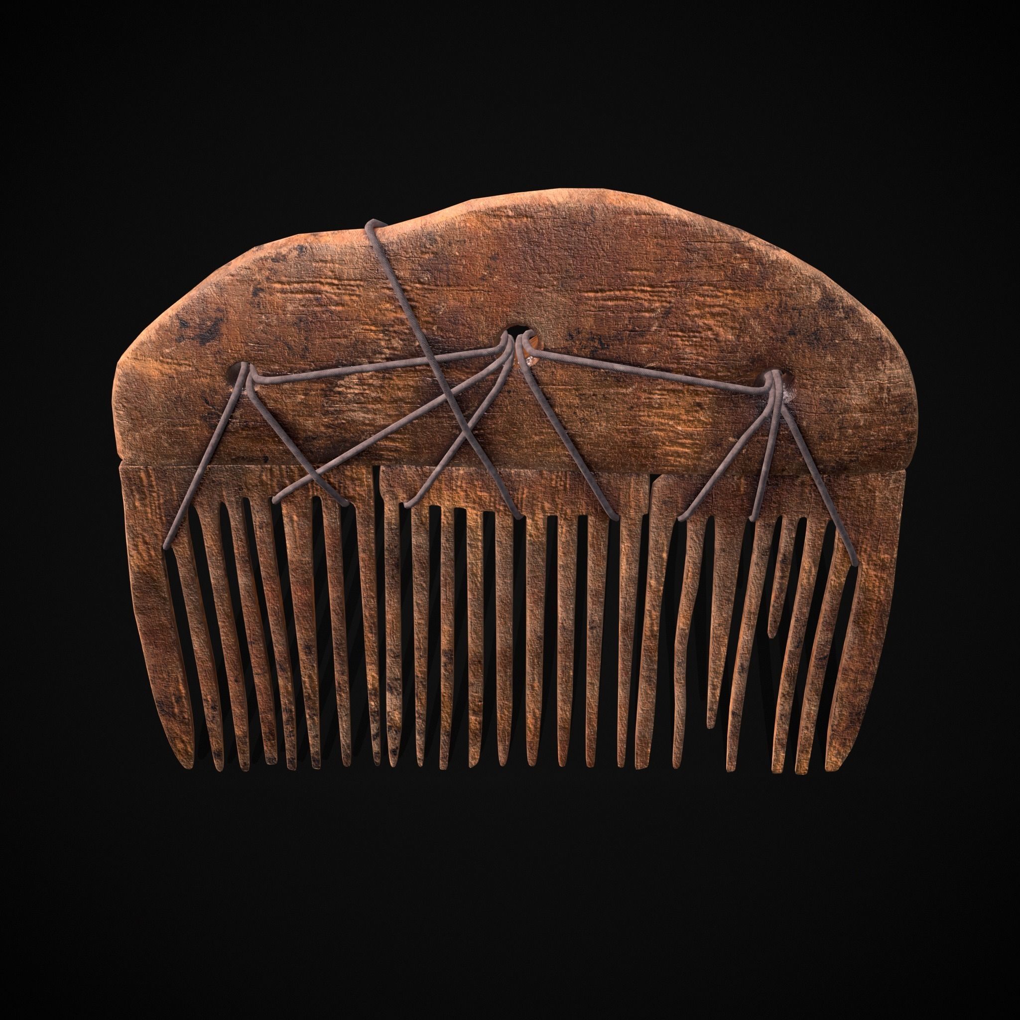3D model Viking Beard Comb VR / AR / low-poly | CGTrader