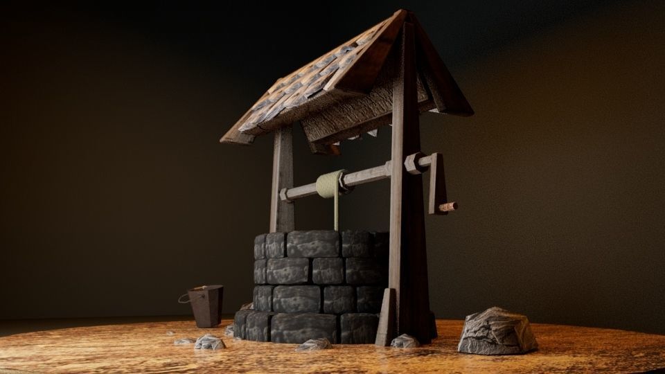 3D model Realstic Water Well VR / AR / low-poly | CGTrader