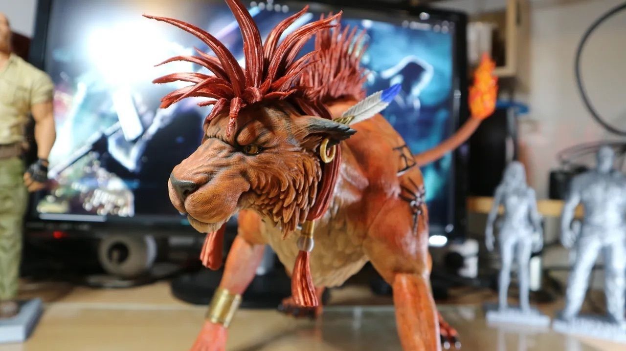 Red XIII 3D Printed Collectible 3D model 3D printable | CGTrader