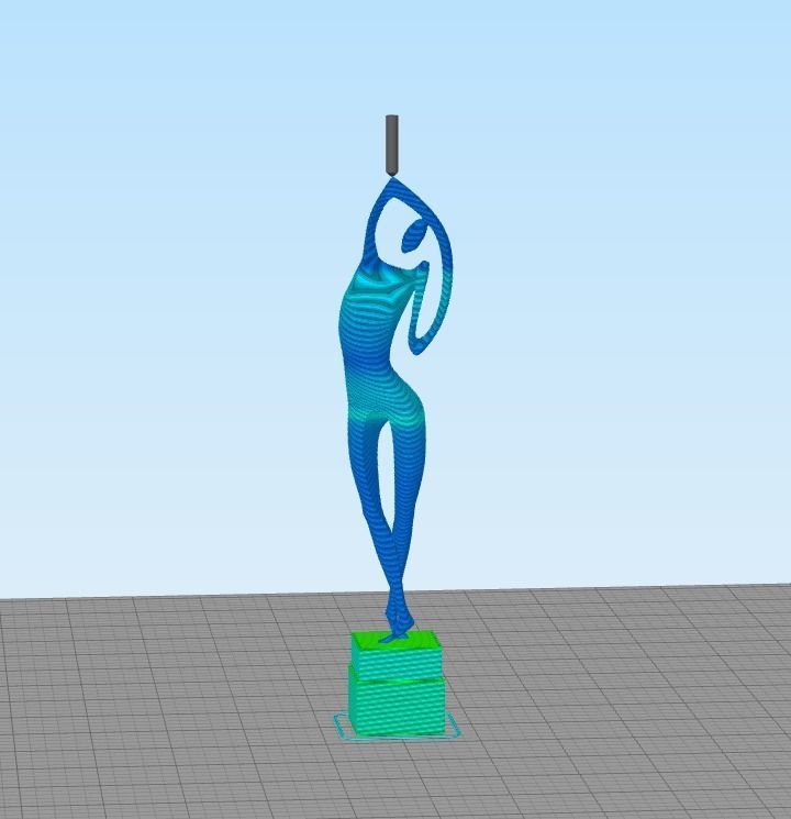 Ballet dance sculpture 3D model 3D printable | CGTrader