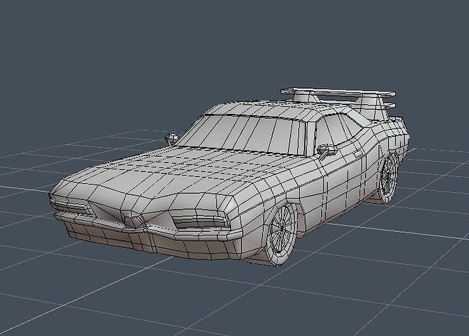 3D model Uncolored Car Model VR / AR / low-poly | CGTrader