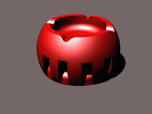 Ashtray 3D model 3D printable | CGTrader