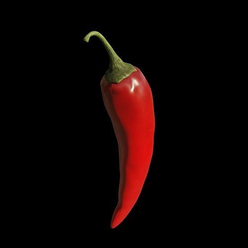3D model Hot Realistic Chilli VR / AR / low-poly | CGTrader