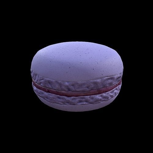 3D model Macaroon VR / AR / low-poly | CGTrader