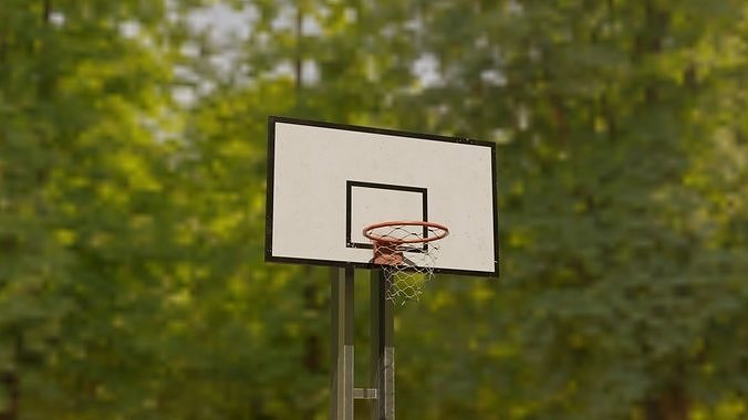 3D model Outdoor Basketball Hoop VR / AR / low-poly | CGTrader