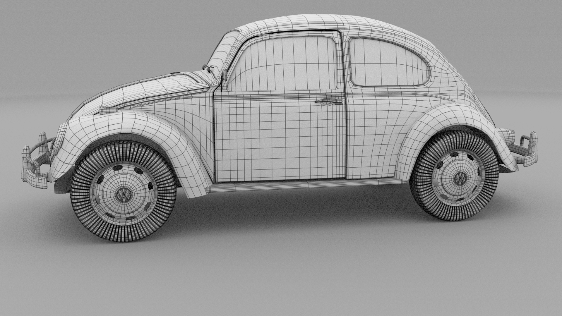Vw Beetle 3D model | CGTrader