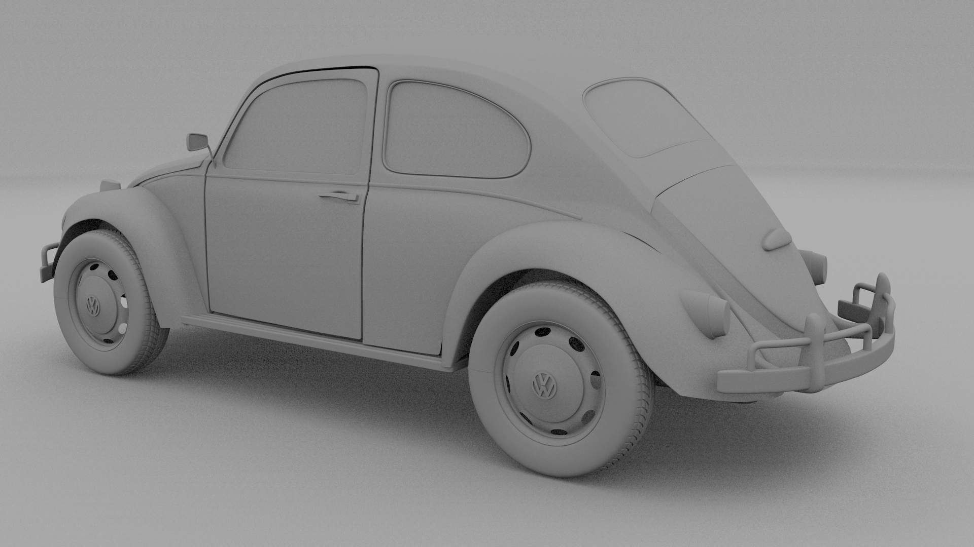 Vw Beetle 3D model | CGTrader