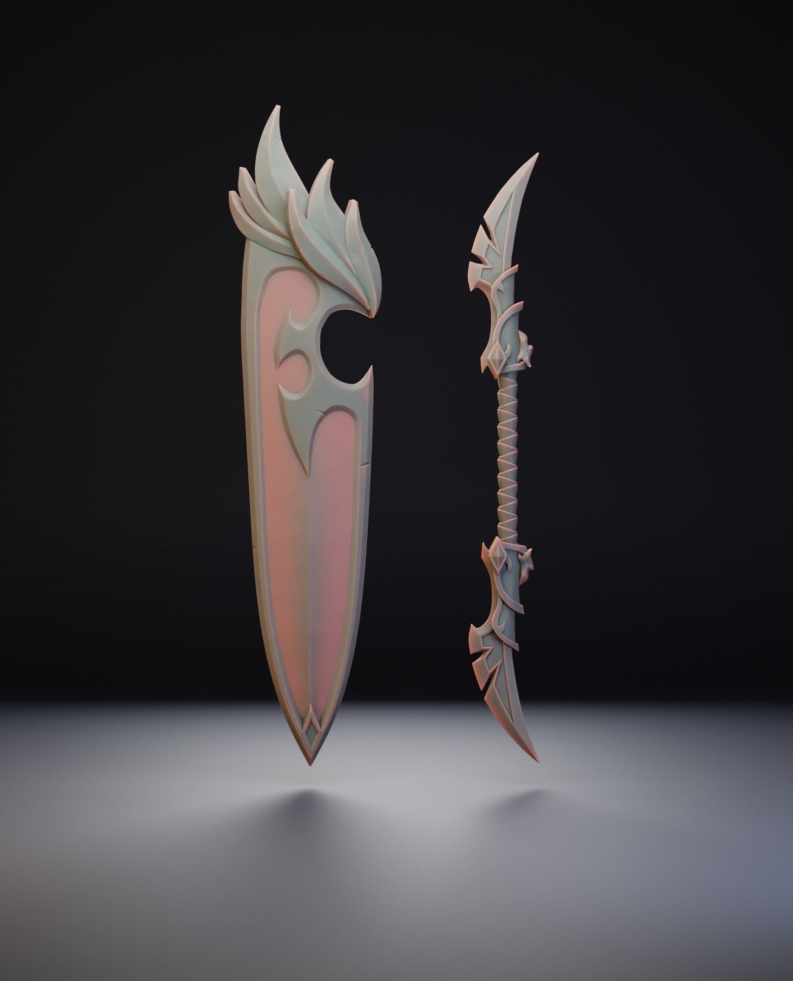 Blood Elf Guard Weapons - World of Warcraft 3D model 3D printable | CGTrader