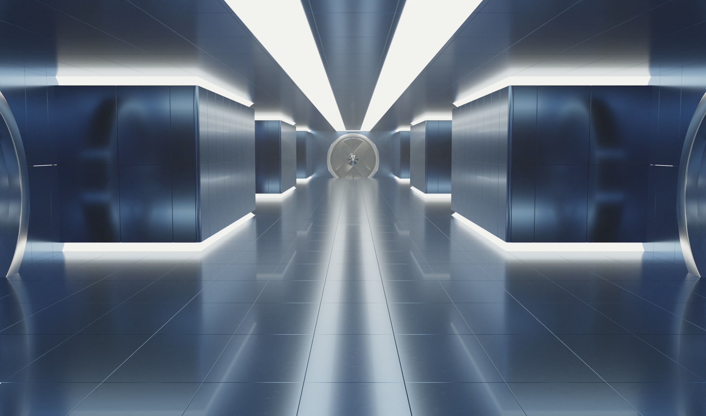 Marvels X-Men Sub-Basement - Corridor and Cerebro 3D model | CGTrader