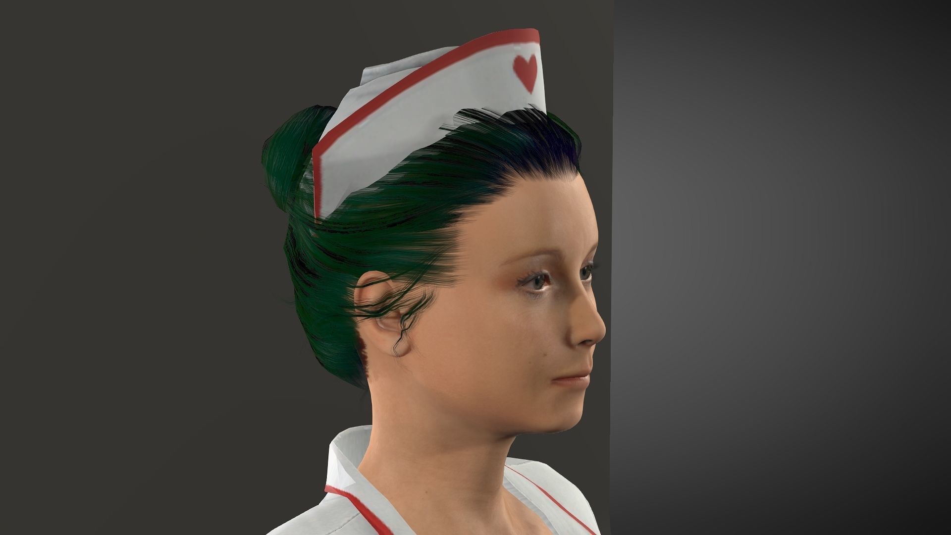 3D model Realistic Female Nurse Samantha VR / AR / low-poly | CGTrader