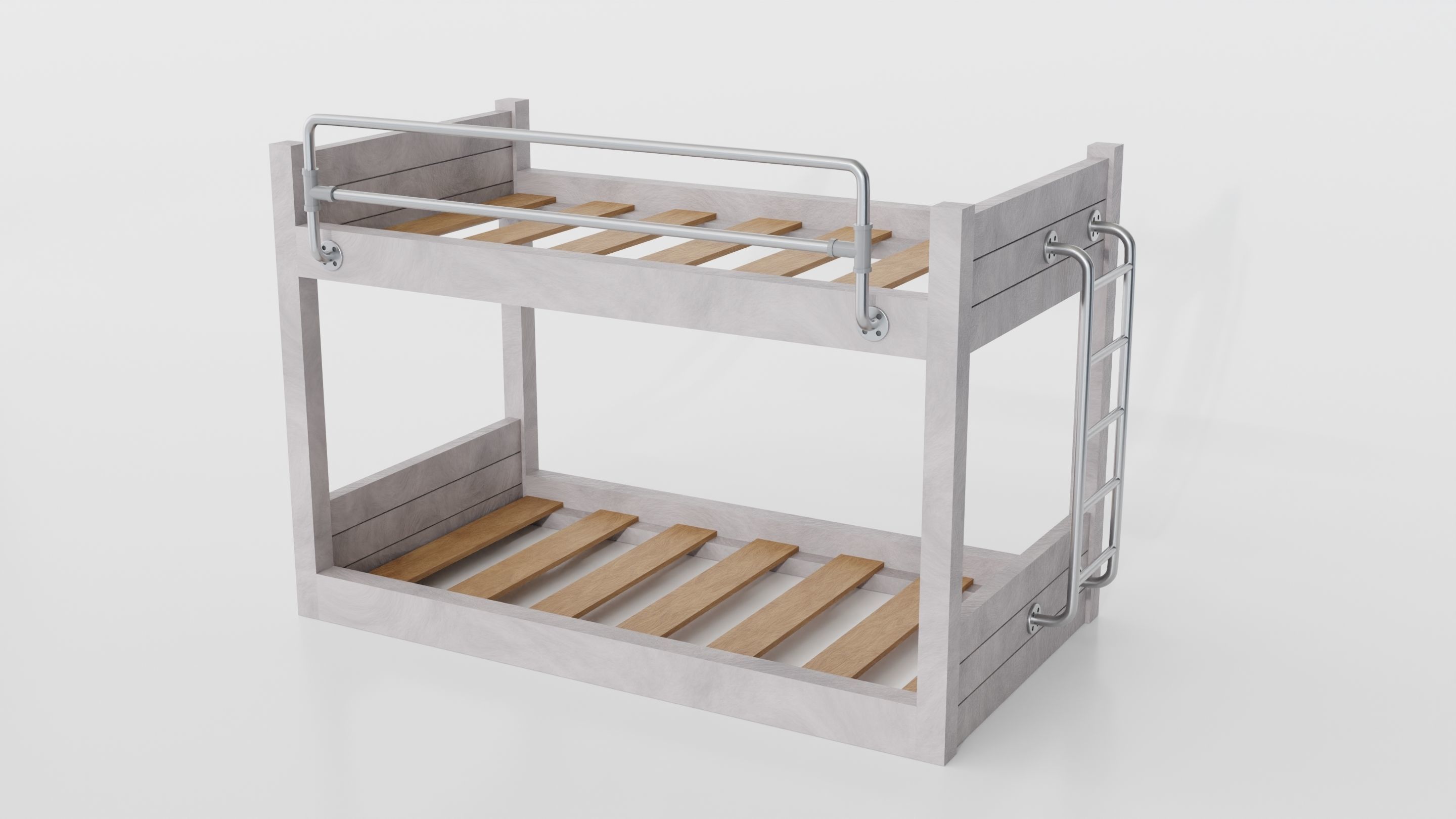 Bunk bed 3D model | CGTrader
