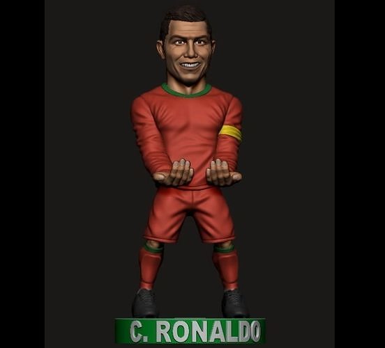 Cristiano Ronaldo joystick holder 3D model 3D printable | CGTrader