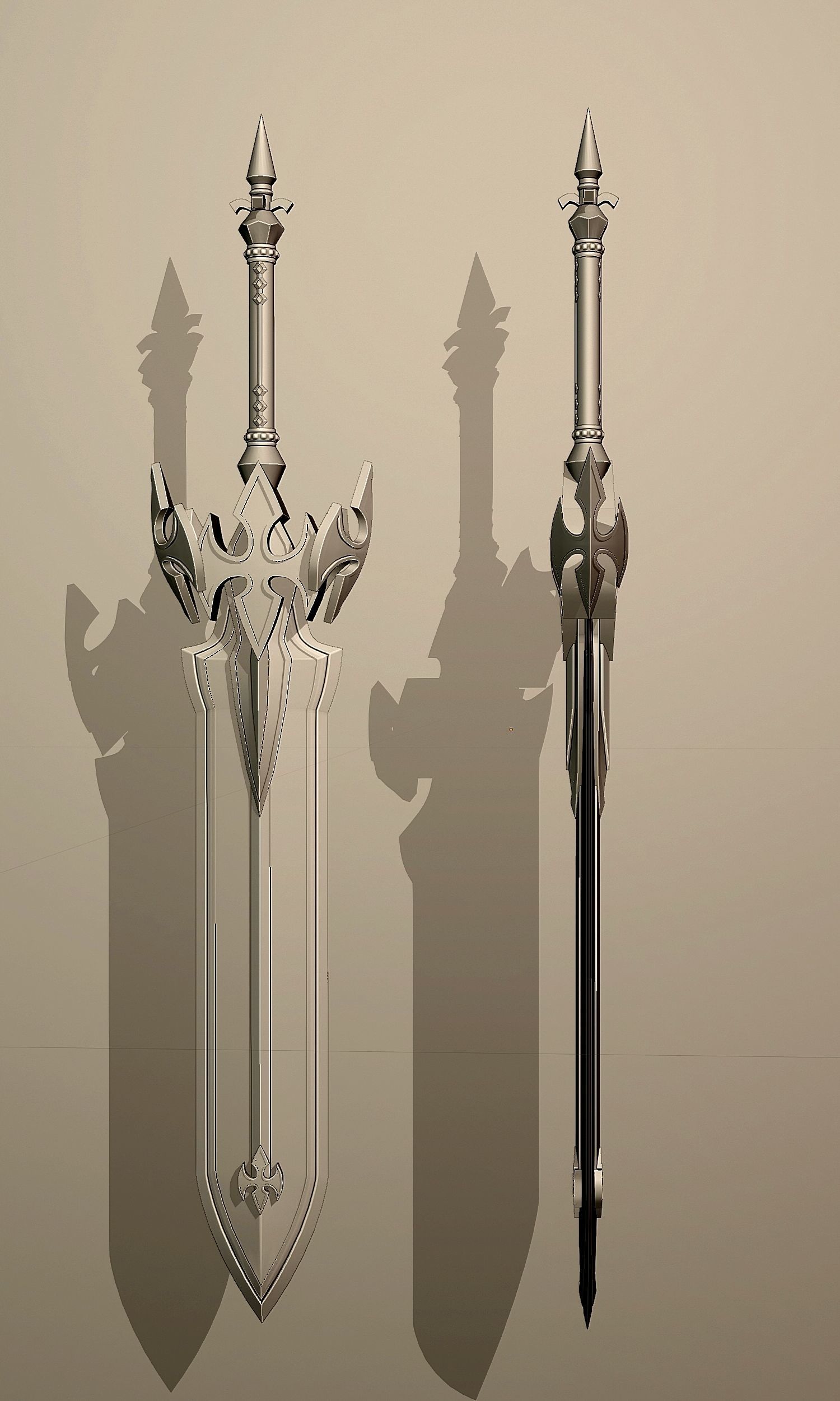 Fantasy style sword 59 3D model | CGTrader