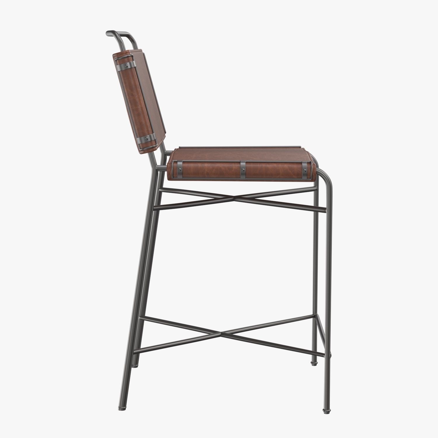 Wharton Counter Stool 3D model | CGTrader