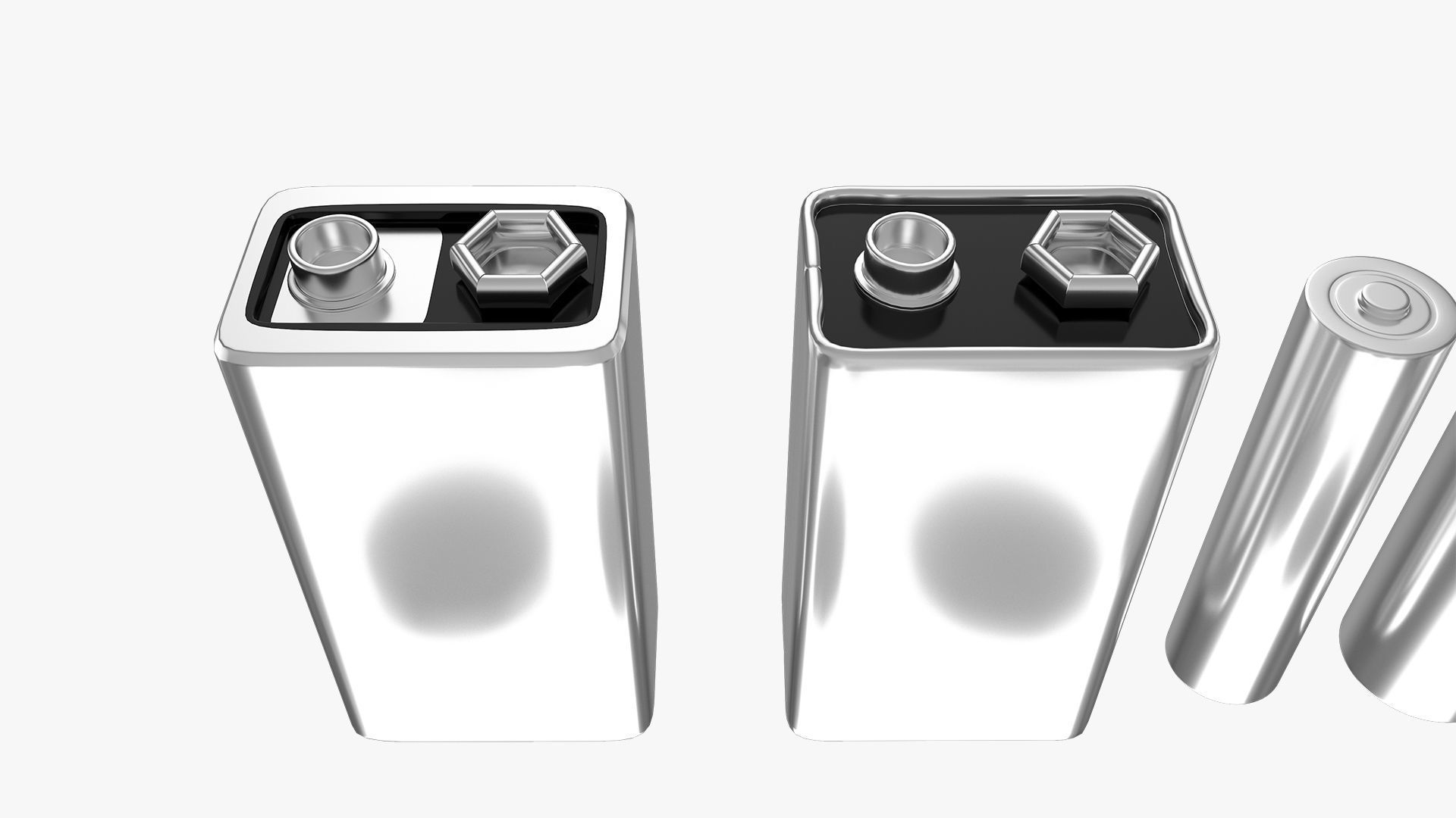 All types of batteries 3D model | CGTrader