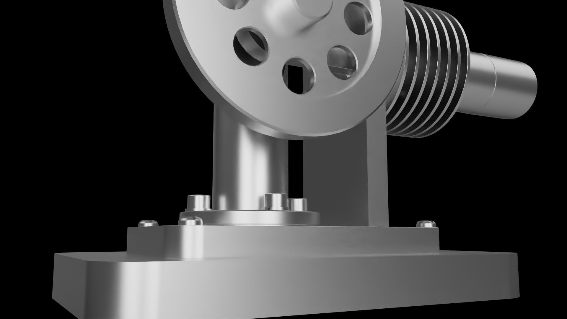 Gamma Stirling Engine 3D Models To Print – RHXRZI
