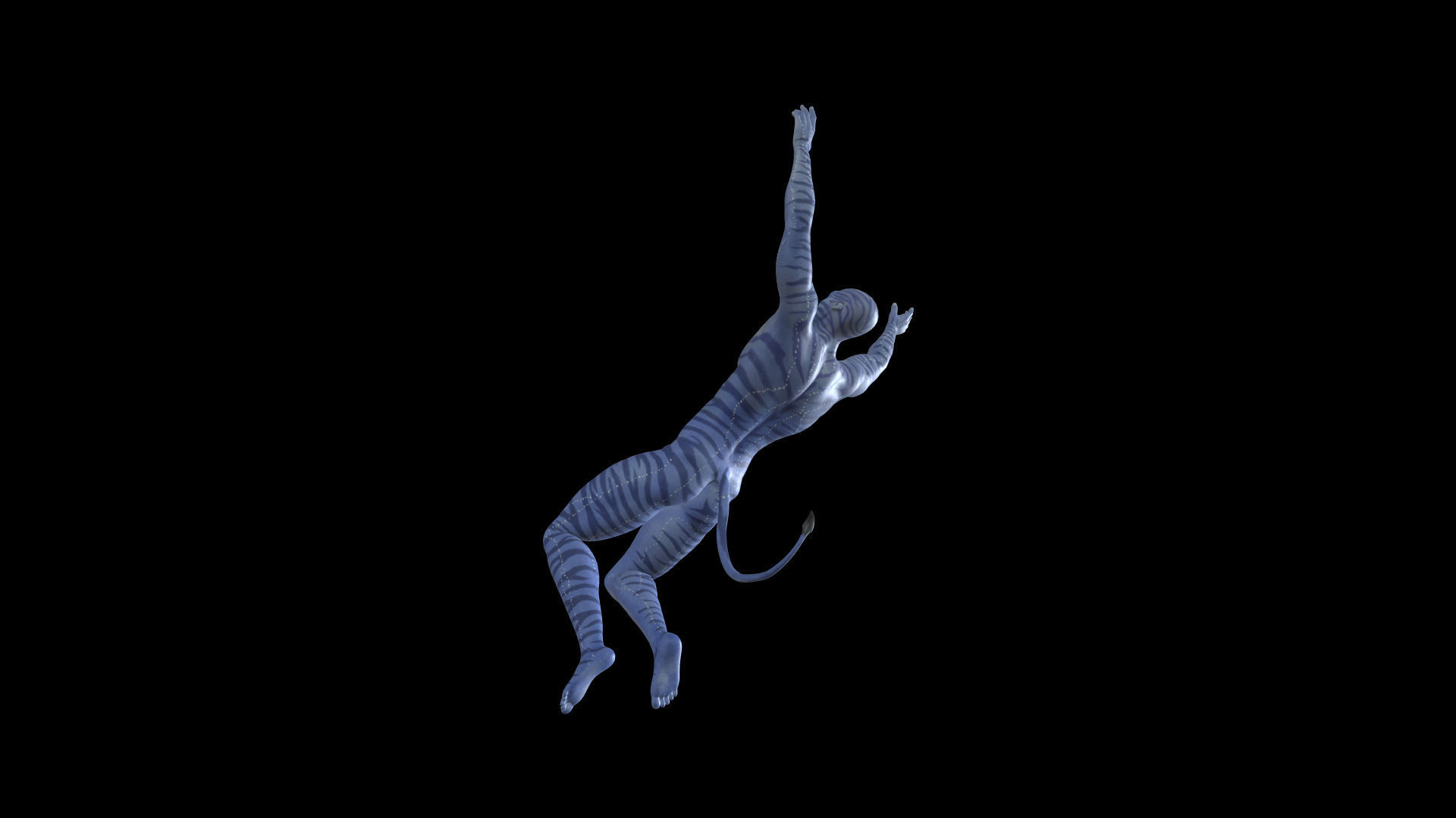 AVTR005 Avatar Backflip Animation 3D model animated rigged | CGTrader