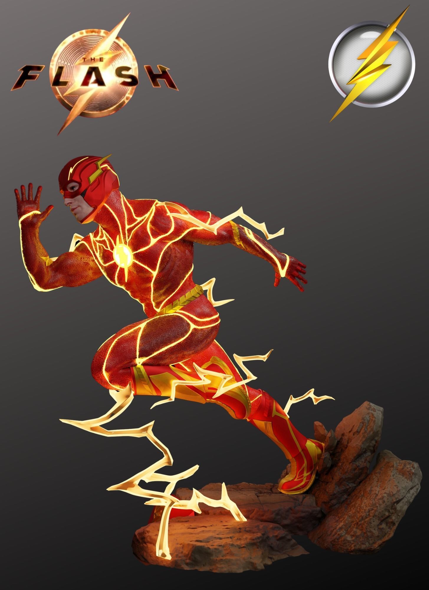 The Flash 2023 3D model 3D printable | CGTrader