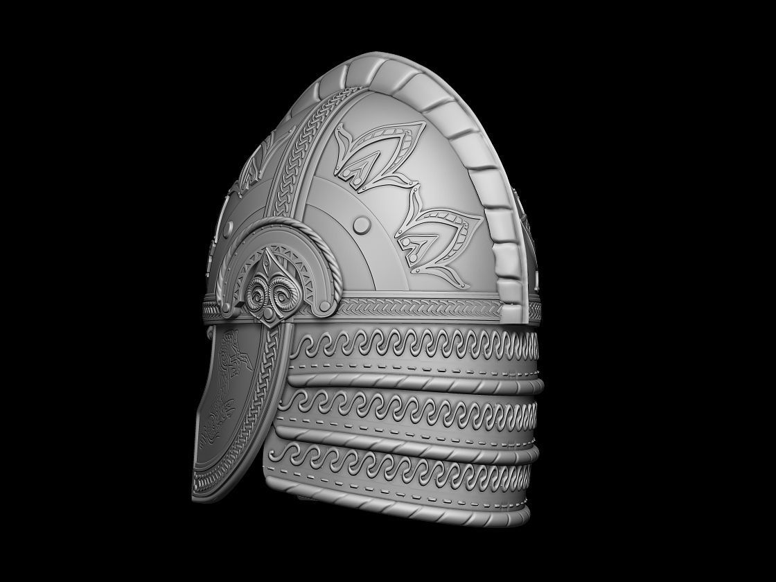 Theodred Helmet lord of the rings 3D DIGITAL DOWNLOAD FILE 3D model 3D ...