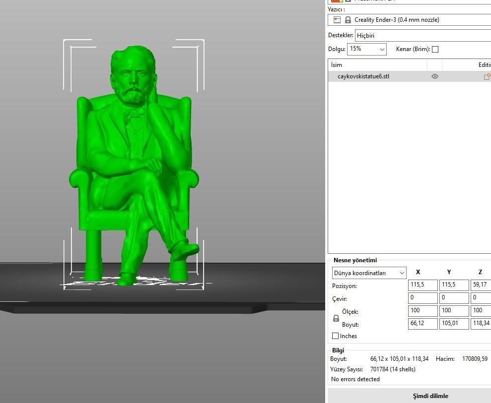 Pyotr Ilyich Tchaikovsky 3D model 3D printable | CGTrader