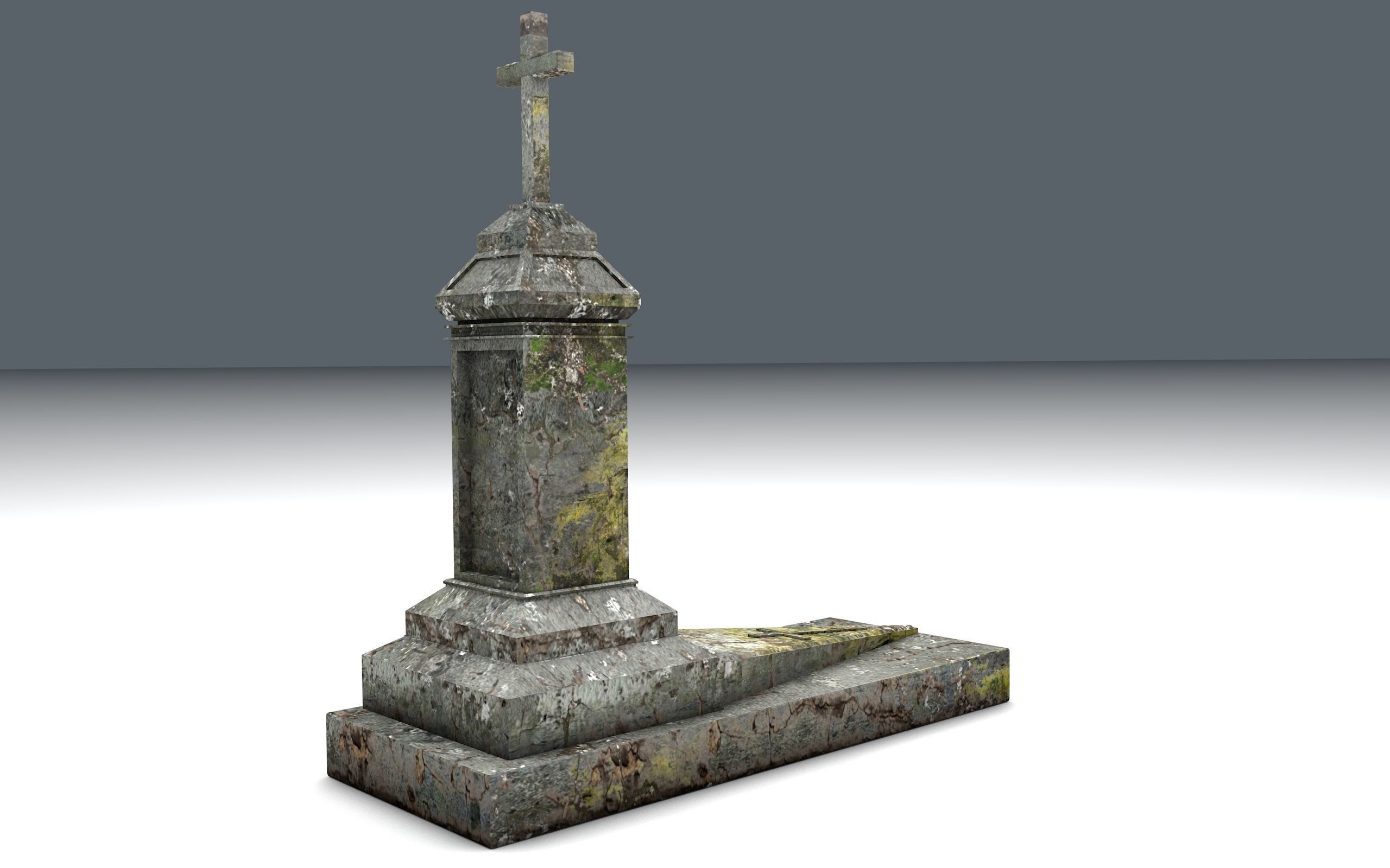 3D model Cemetery 3d model VR / AR / low-poly | CGTrader