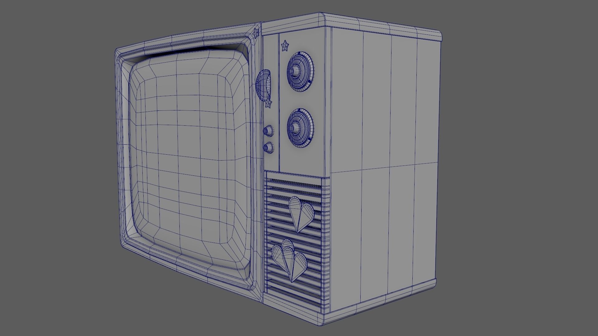 3D model Cartoon Style Television Stylized TV 3D Model VR / AR / low ...