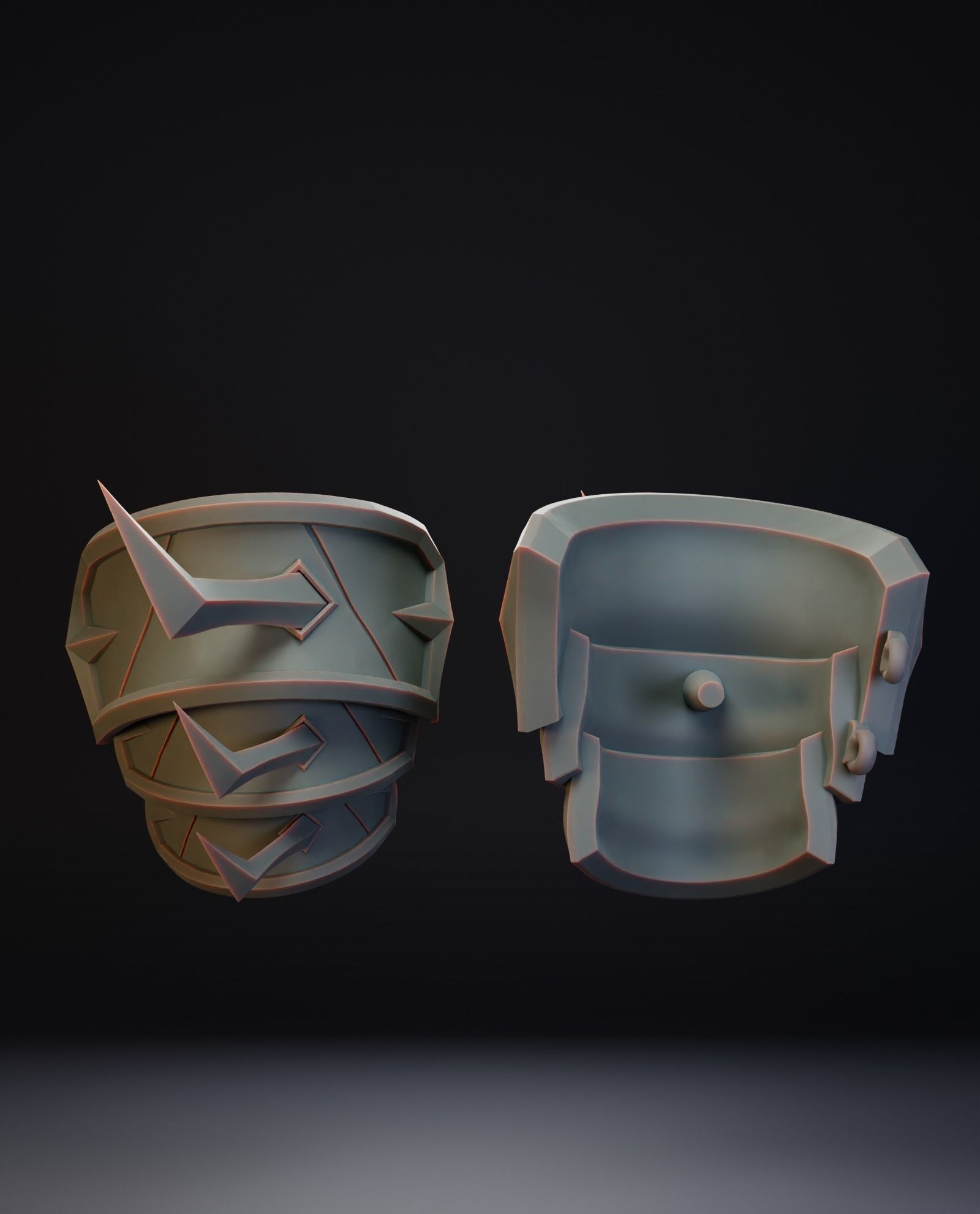 Deathmantle Shoulder - World of Warcraft 3D model 3D printable | CGTrader