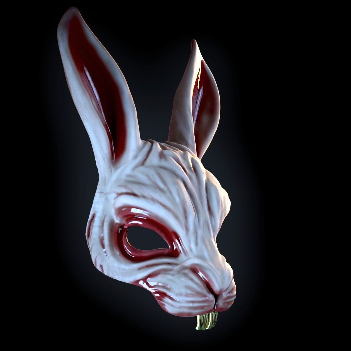 killer rabbit mask 3D model 3D printable | CGTrader