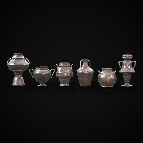 3D Model Collection Antique Pitchers Pack VR / AR / low-poly | CGTrader