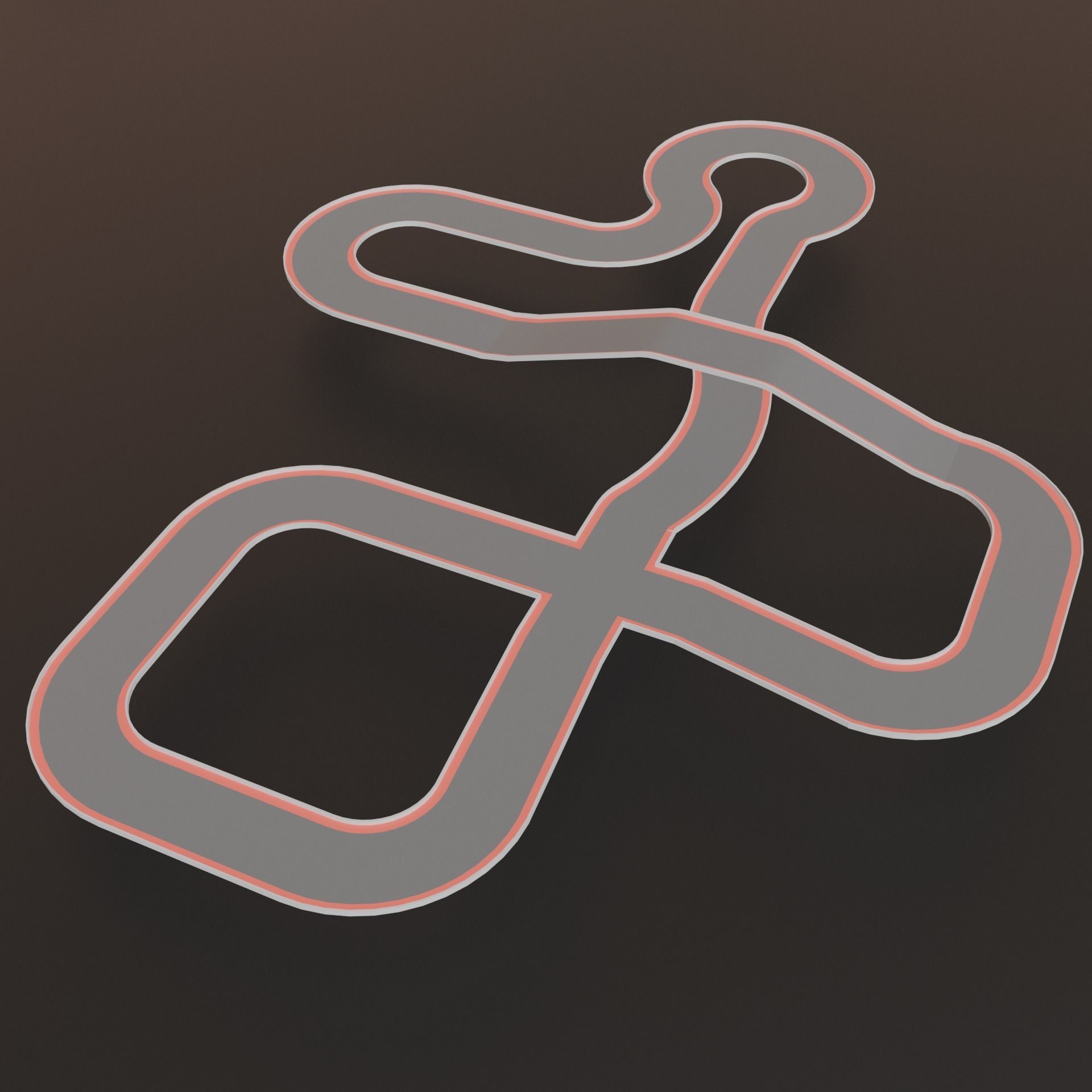 3D model Race Track Parts - Low Poly VR / AR / low-poly | CGTrader
