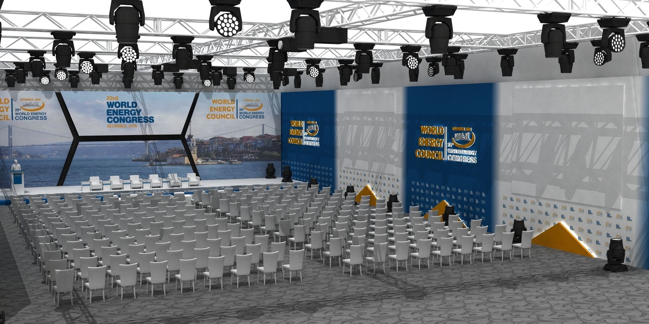 Truss Watchout Stage 79 3D model | CGTrader