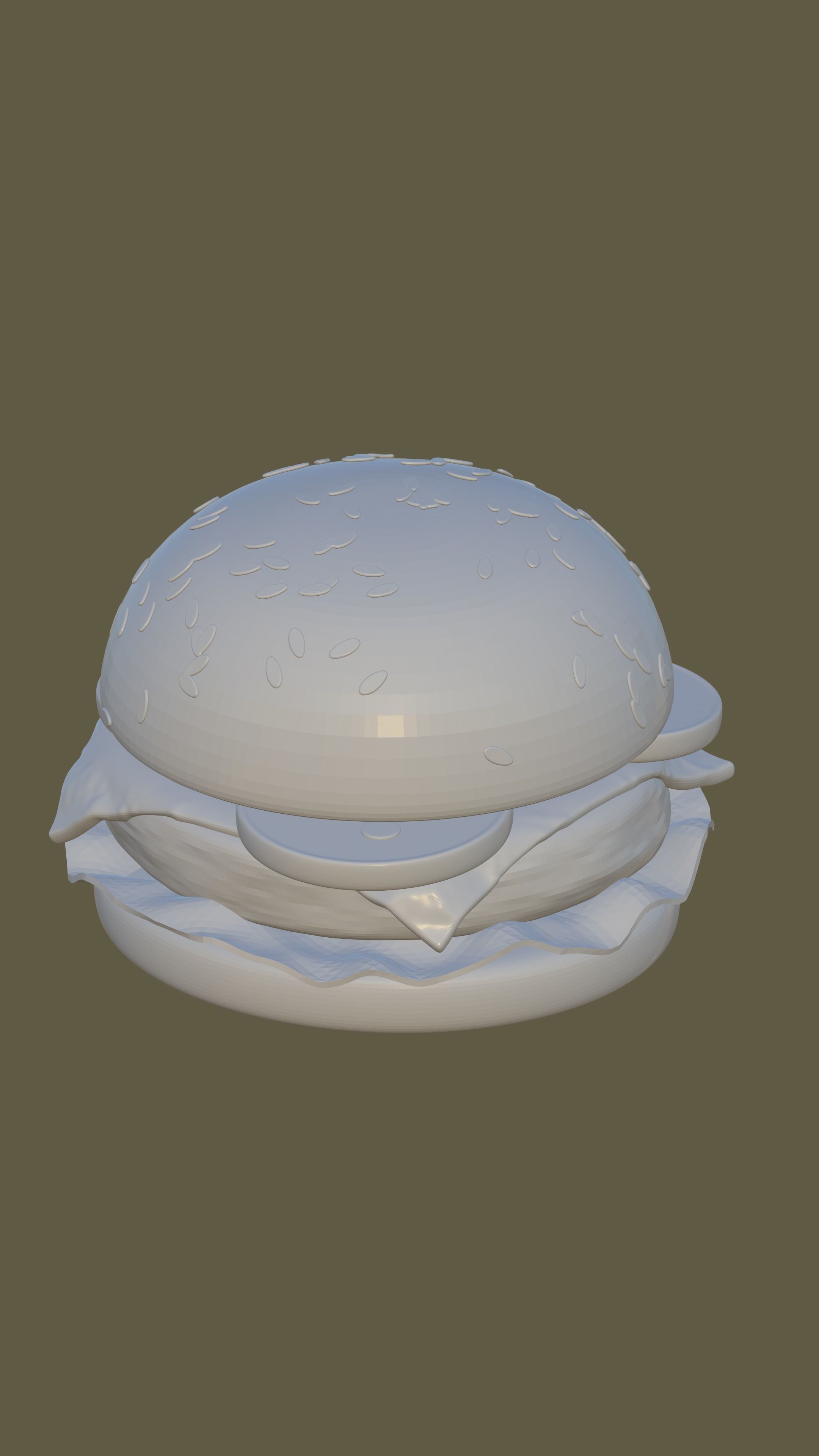 Burger free 3D model 3D printable | CGTrader