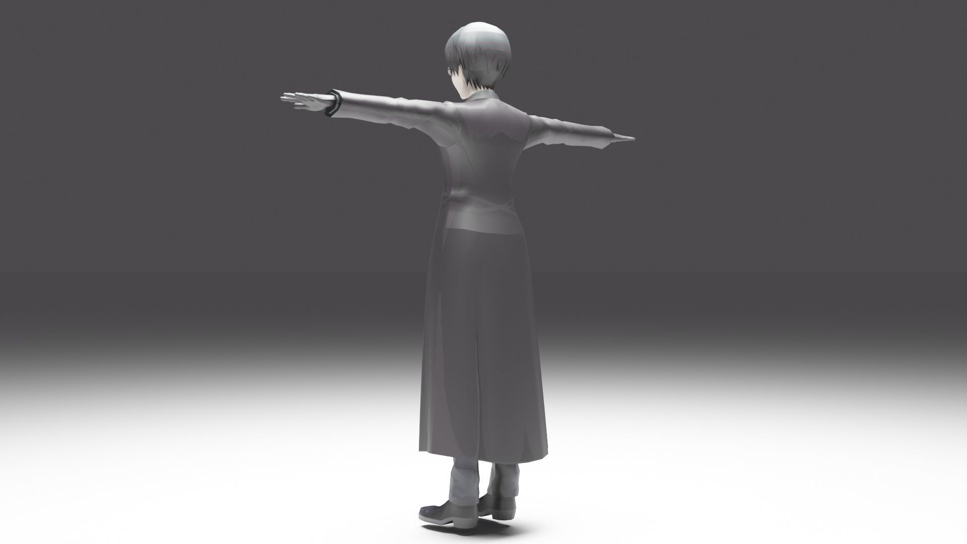 3D model Sasaki Haise - Tokyo Ghoul VR / AR / low-poly | CGTrader