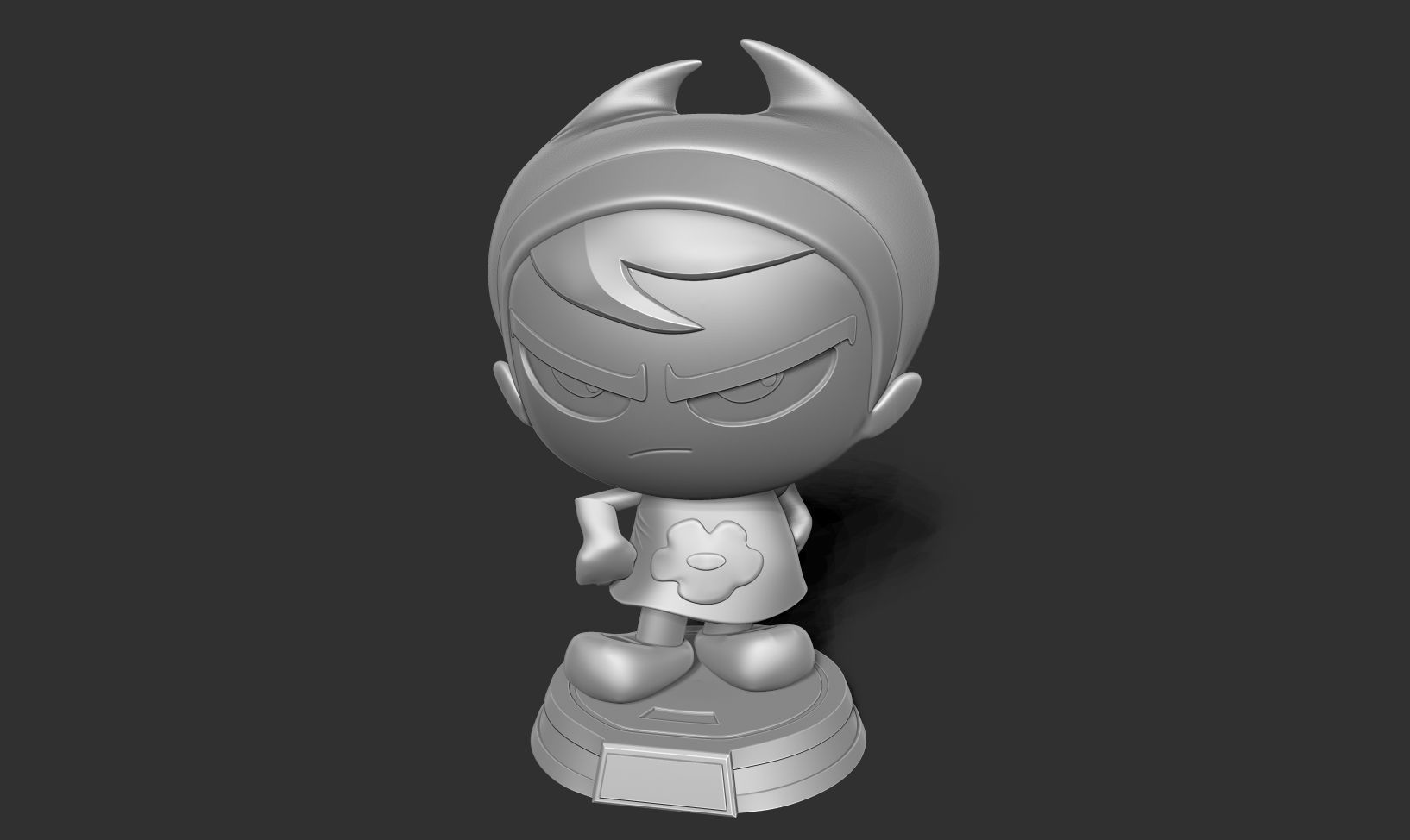Mandy - Cartoon Network Fanart 3D model 3D printable | CGTrader