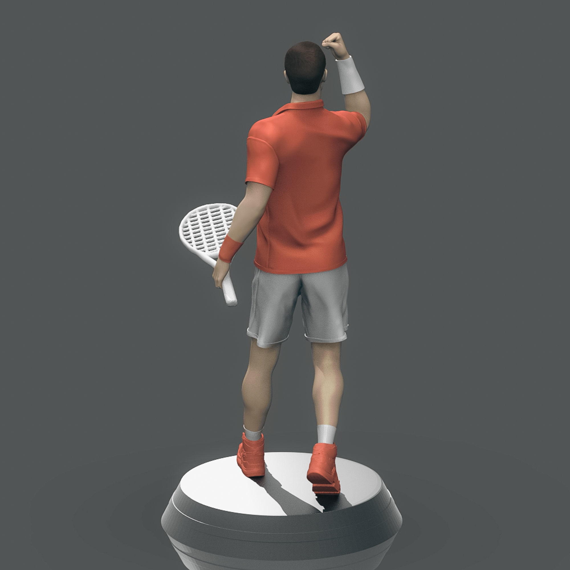 Novak Djokovic 3D Printable 3 3D model 3D printable | CGTrader
