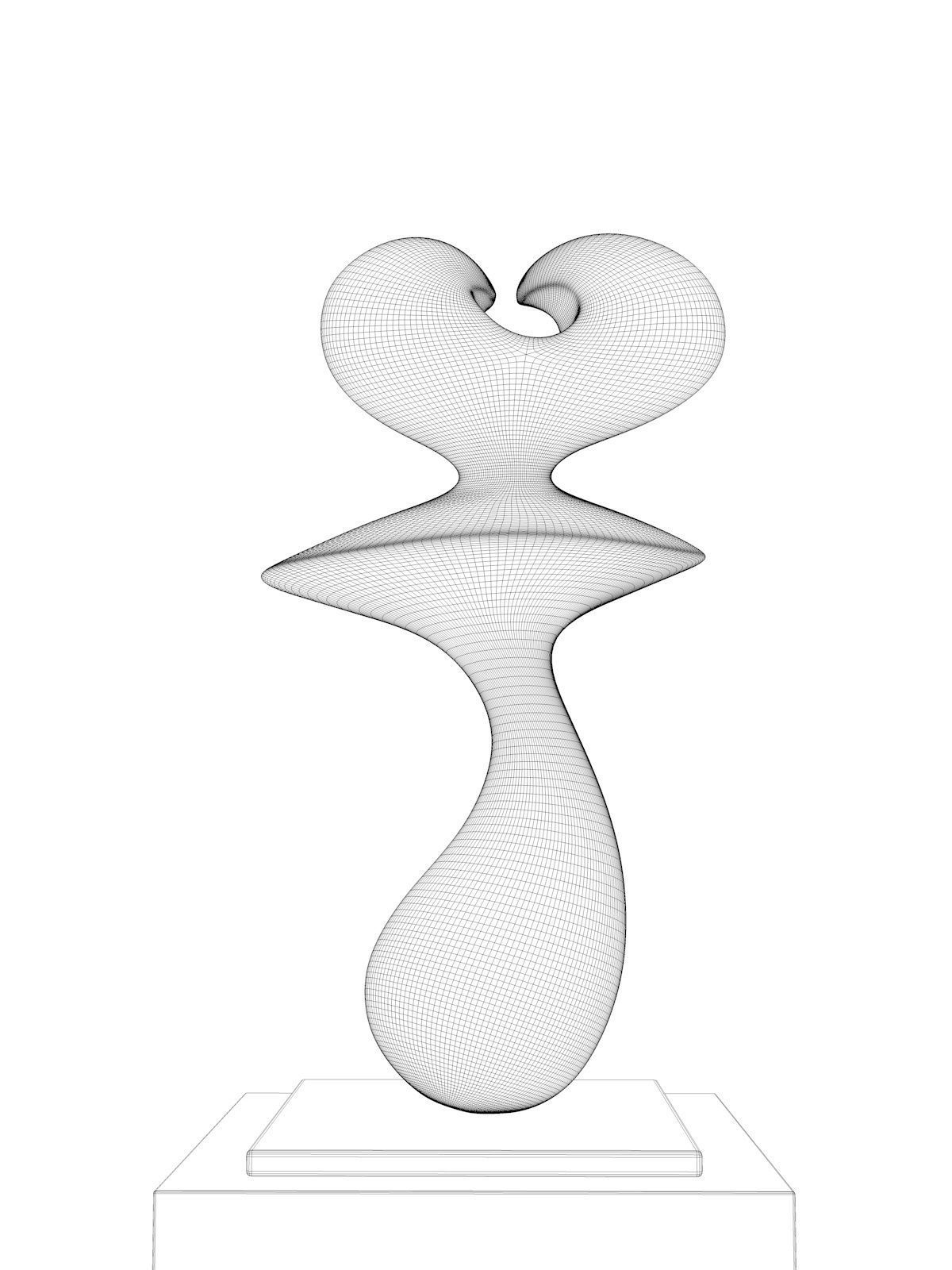 Abstract Sculpture 07 3D model | CGTrader