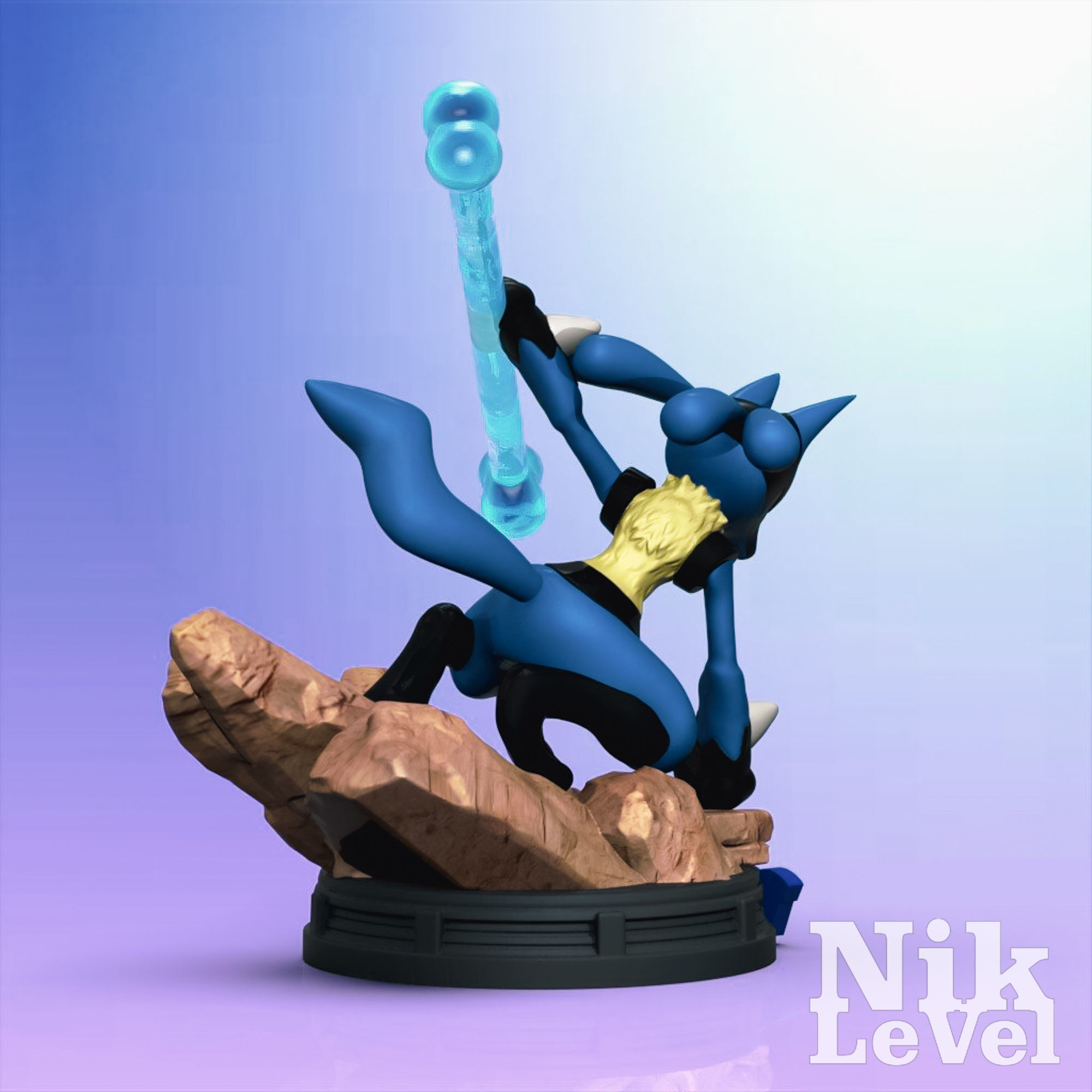 Lucario Pokemon 3D Printable 3D model 3D printable | CGTrader