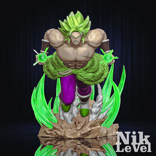Broly Dragon Ball 3D Printable 3D model 3D printable | CGTrader