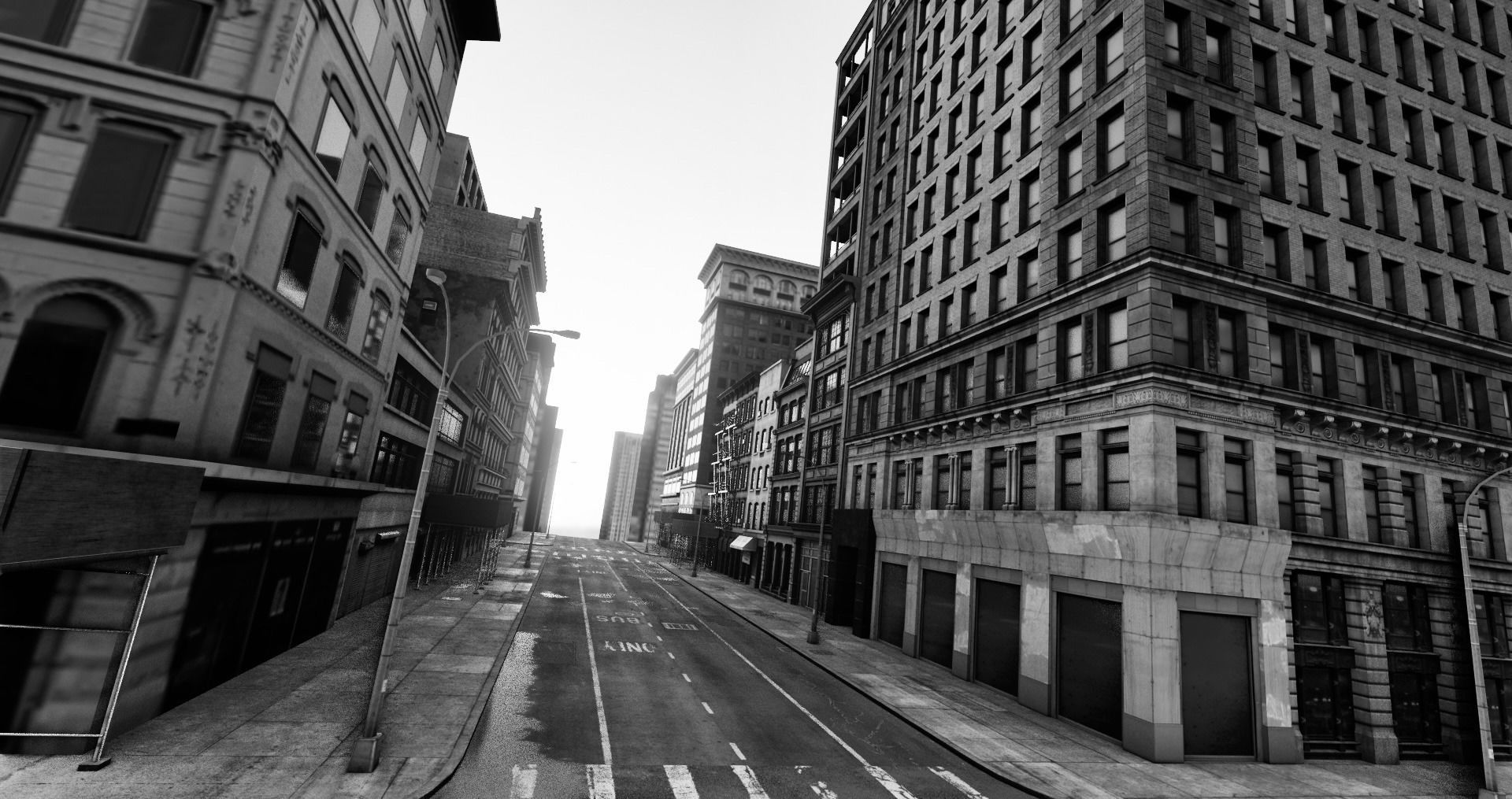 3D model Manhattan Modular City Block 358 Broadway Street VR / AR / low ...