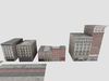 3D model Manhattan Modular City Block 358 Broadway Street VR / AR / low ...