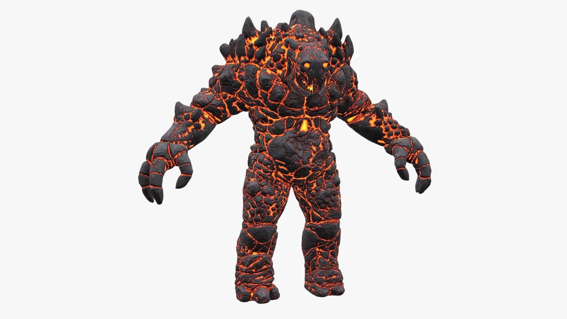 3D model Golem VR / AR / low-poly | CGTrader
