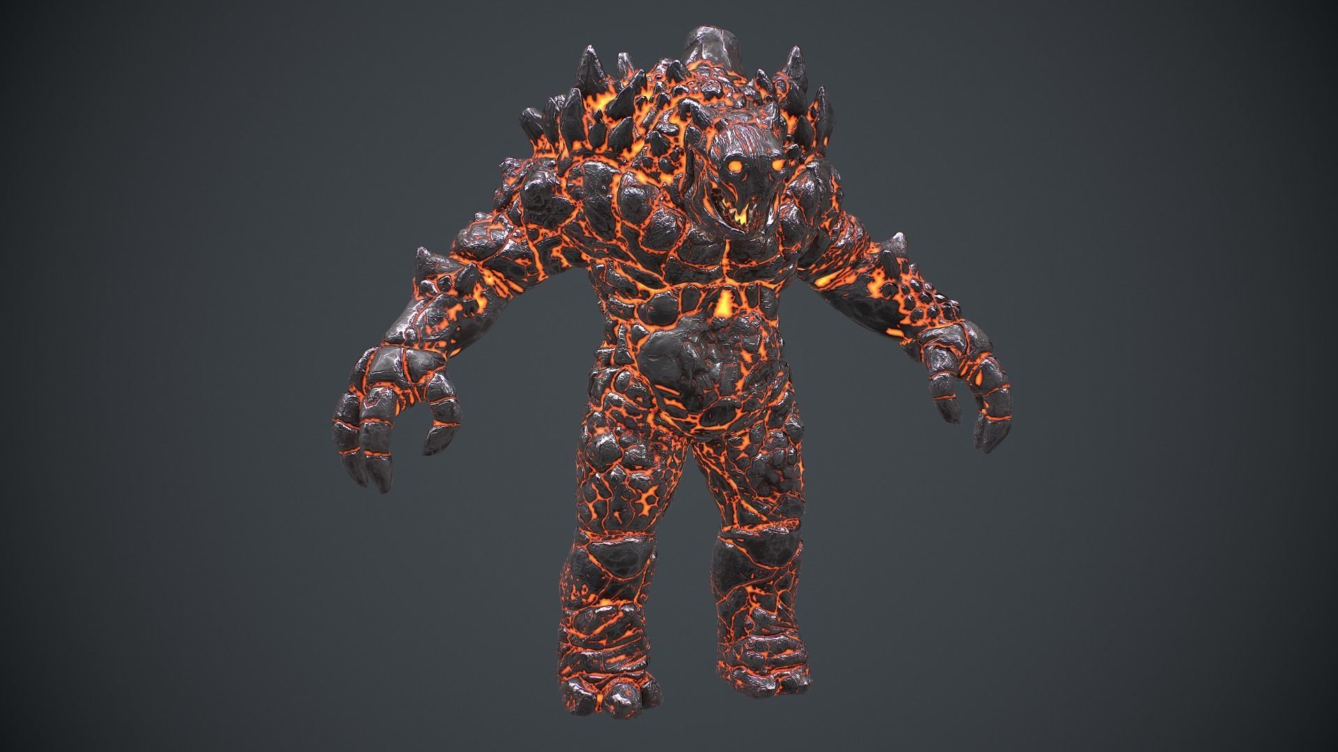 3D model Golem VR / AR / low-poly | CGTrader