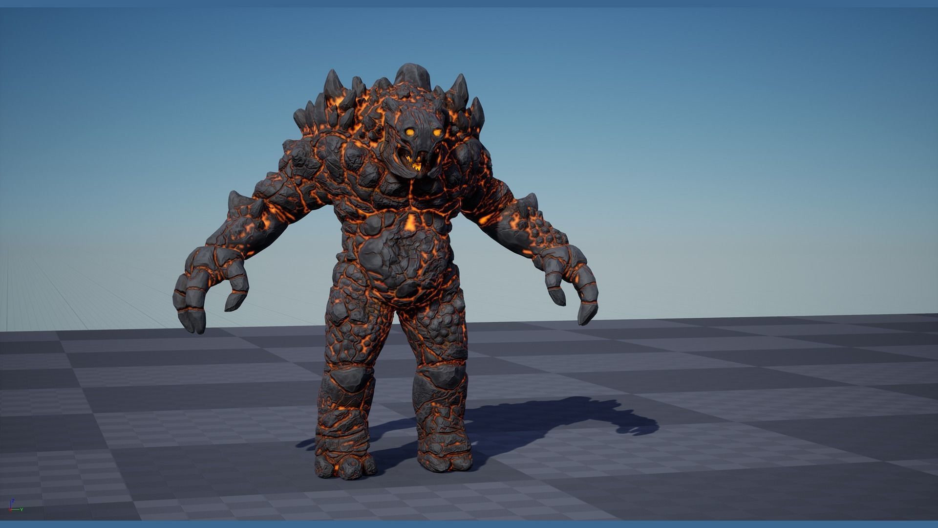 3D model Golem VR / AR / low-poly | CGTrader