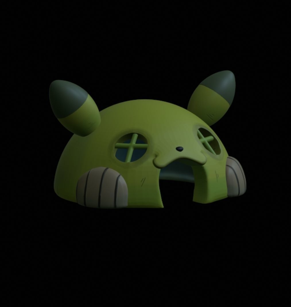 PIKACHU HOUSE 3D model 3D printable | CGTrader
