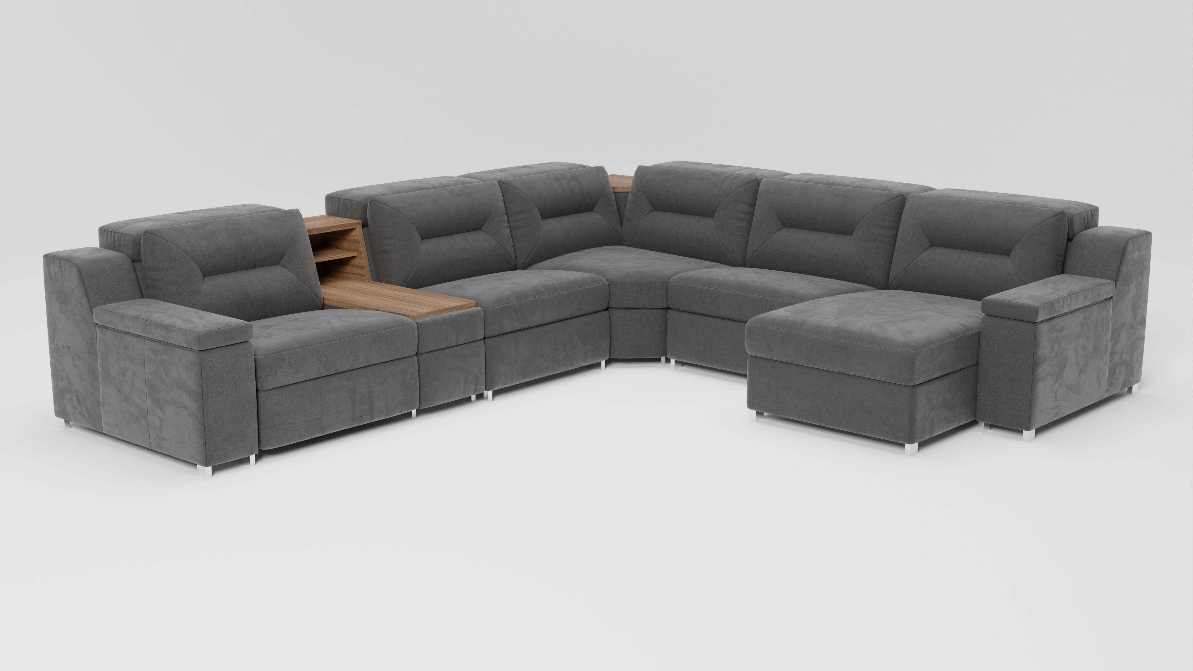 3D model 3D Palliser Apex Sectional Modules VR / AR / low-poly | CGTrader