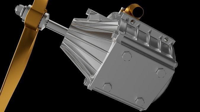 Airplane engine 3D model 3D printable | CGTrader