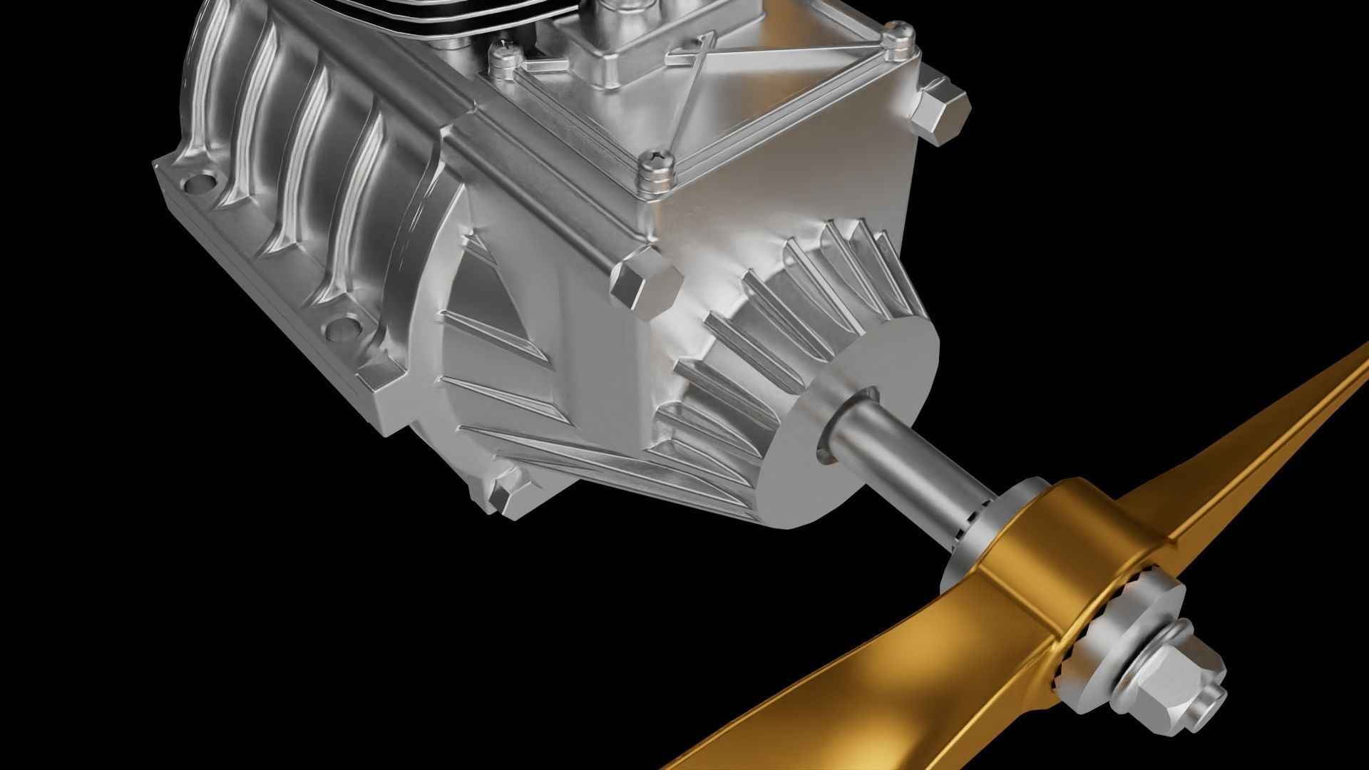 Airplane engine 3D model 3D printable | CGTrader