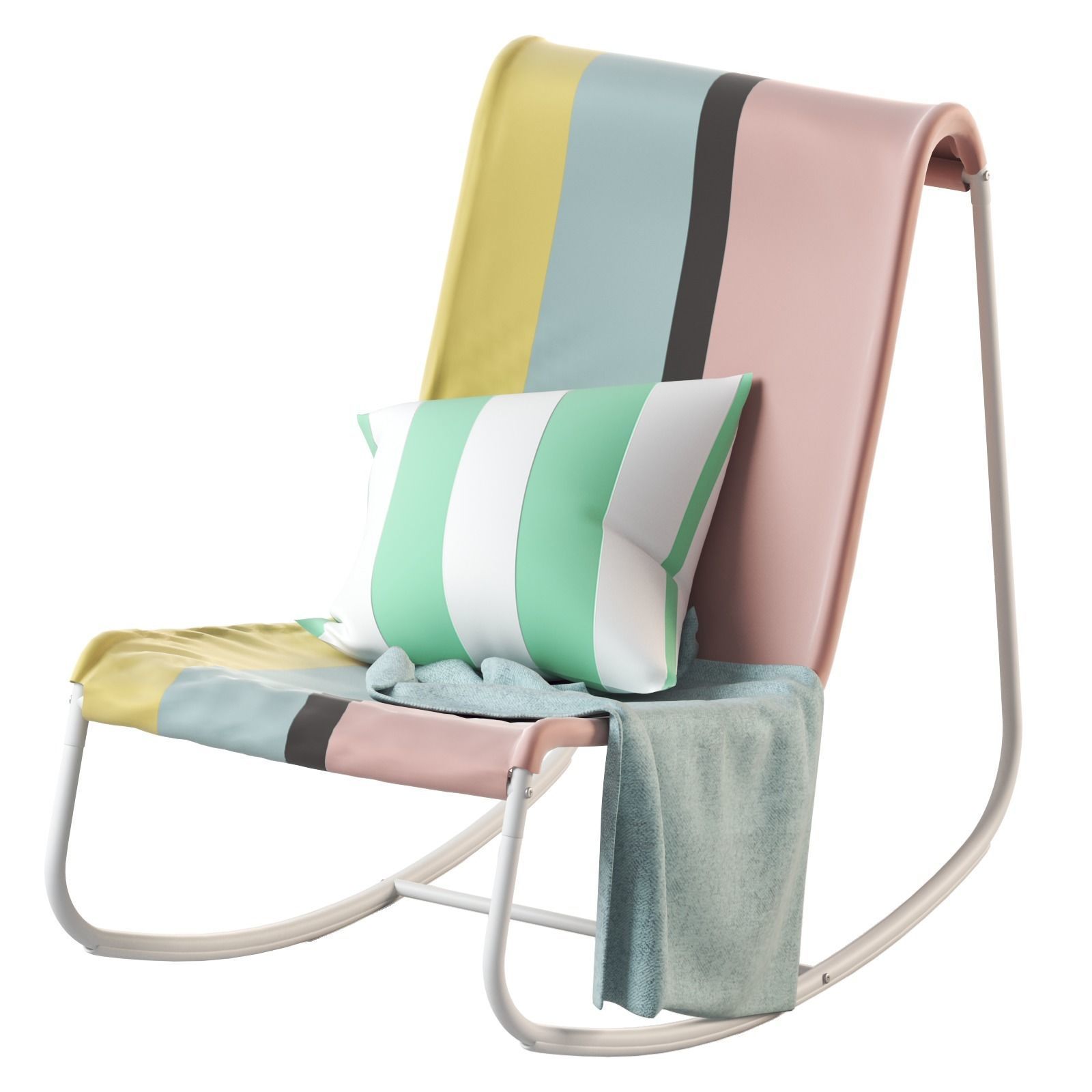 TUMHOLMEN rocking chair IKEA 3D model | CGTrader