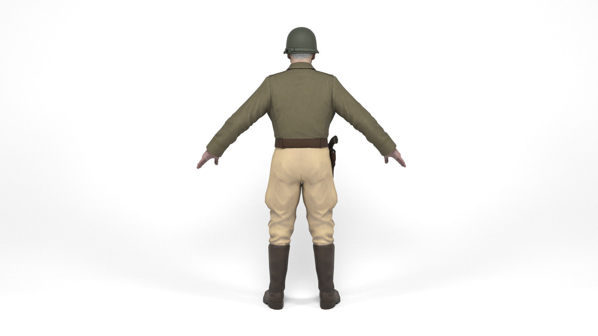 3D model Allied General VR / AR / low-poly | CGTrader